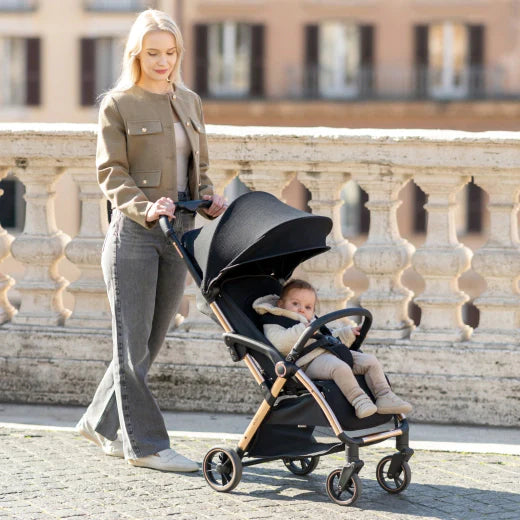 Autofolding pushchair Eden Black – Bubu Store
